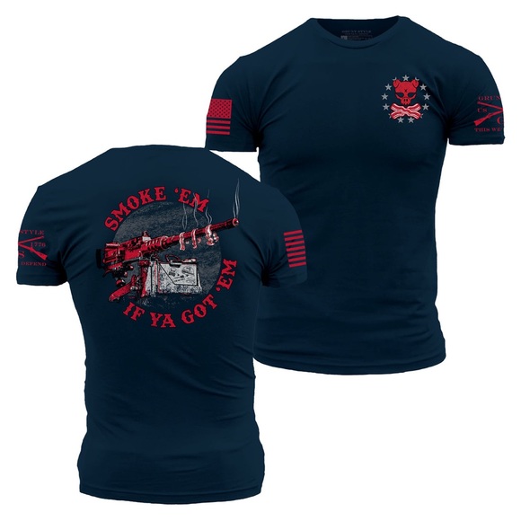 Grunt Style | Shirts | Grunt Style Bacon Smoke Em Barrels Blue S Tshirt ...